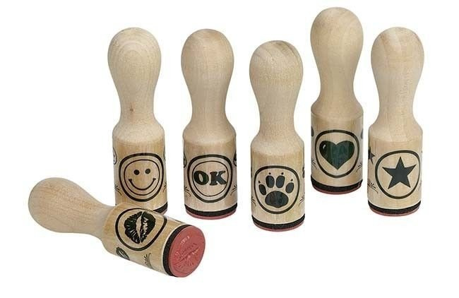 Drewniane stemple Przybij symbol OK | Hoplik.pl