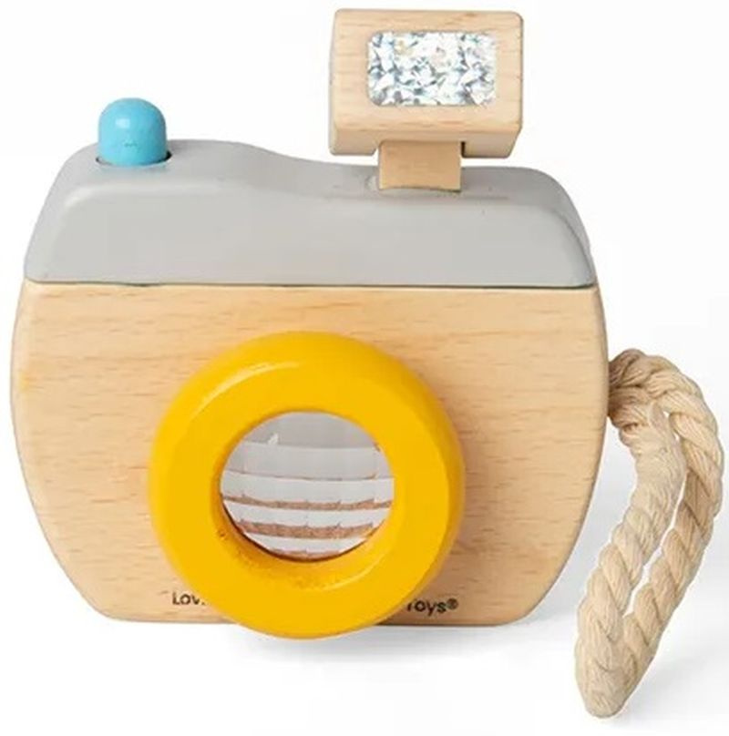 Drewniany aparat fotograficzny mały dziennikarz Bigjigs | Hoplik.pl