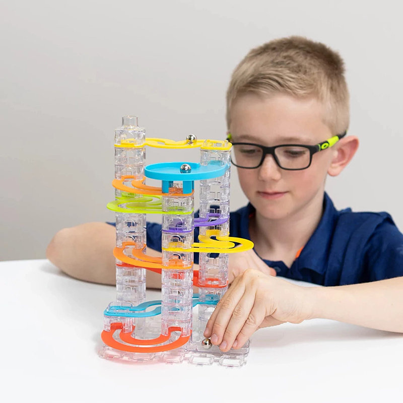 Kulodrom tor dla kulek Trestle Tracks Zestaw Konstruktorski Fat Brain ...