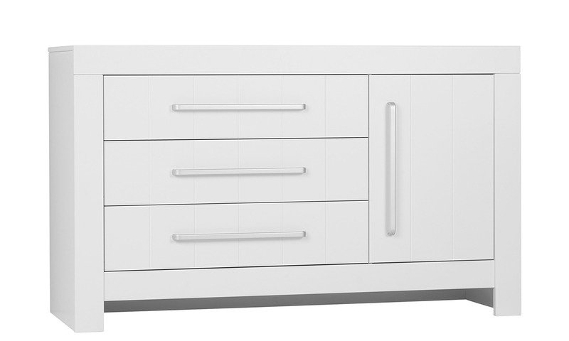 Pinio Calmo Komoda 3 szufladowa + 1 drzwi biała | Hoplik.pl