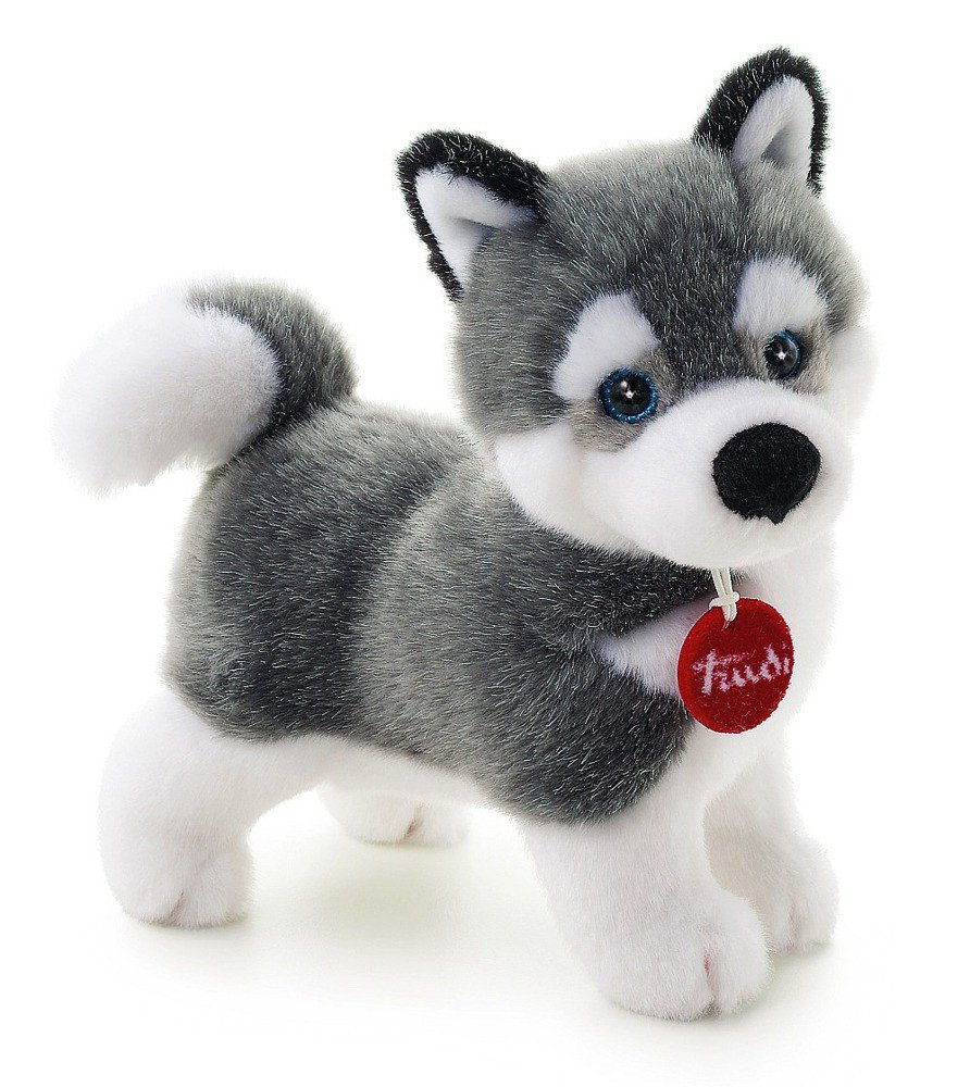 Pluszak pies - husky Marcus, 24 cm | Hoplik.pl